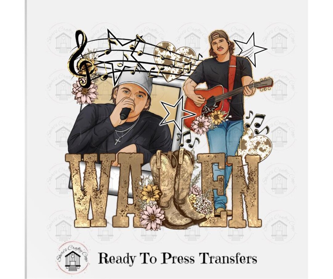 Wallen Western- Singer DTF Transfer Prints- Ready to Press - Etsy