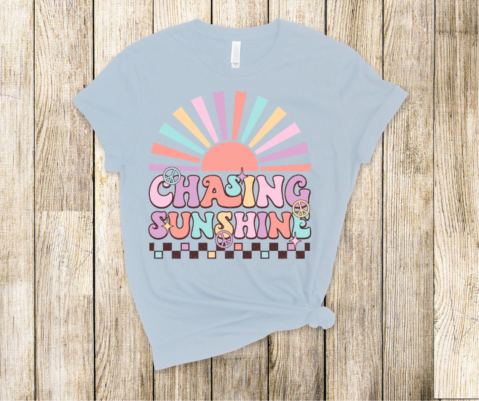 Chasing Sunshine Summer DTF Transfer Print Ready to Press - Etsy