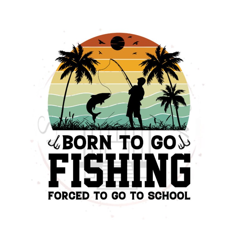 Born to Fish - Etsy
