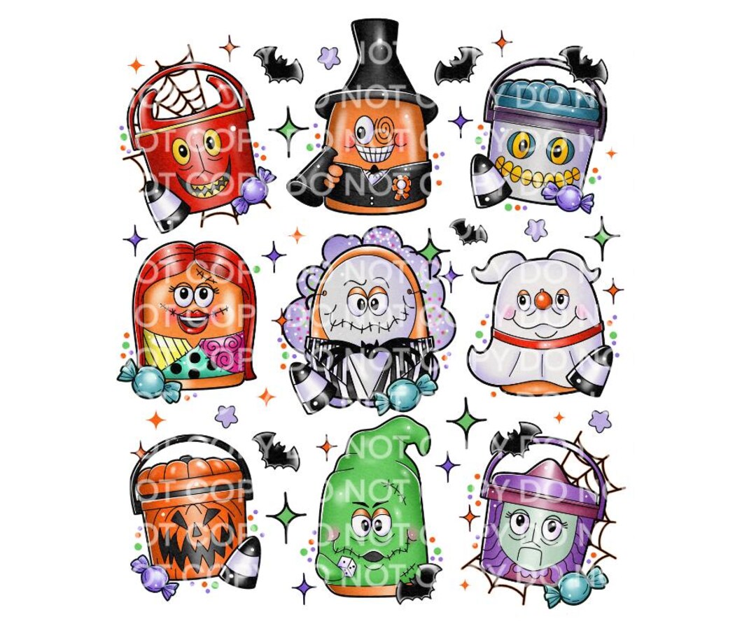 Spooky NBC Inspired- Spooky Nuggets DTF Transfer Prints- Ready to Press ...