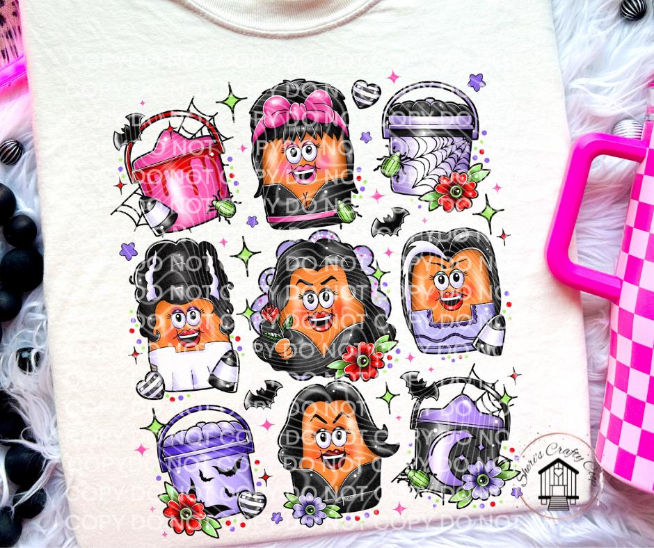 Spooky Ghouls- Spooky Nuggets- Vintage Nug DTF Transfer Print- Ready to ...