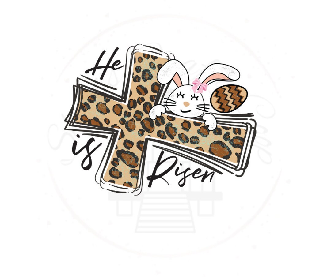 He is Risen Religious Easter DTF Transfer Print(only) Ready to Press - Etsy