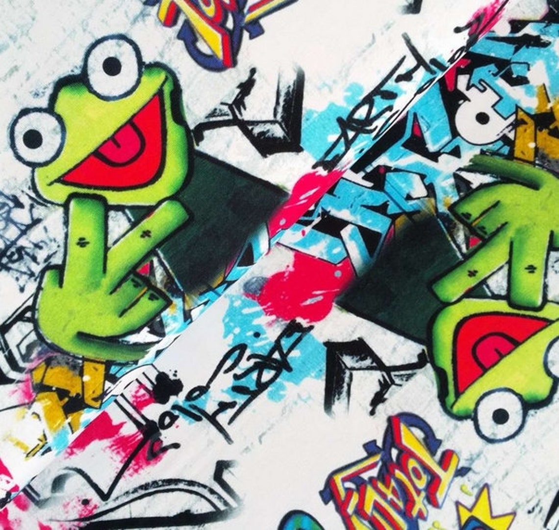 Sweat Graffiti Frog remnants - Etsy UK