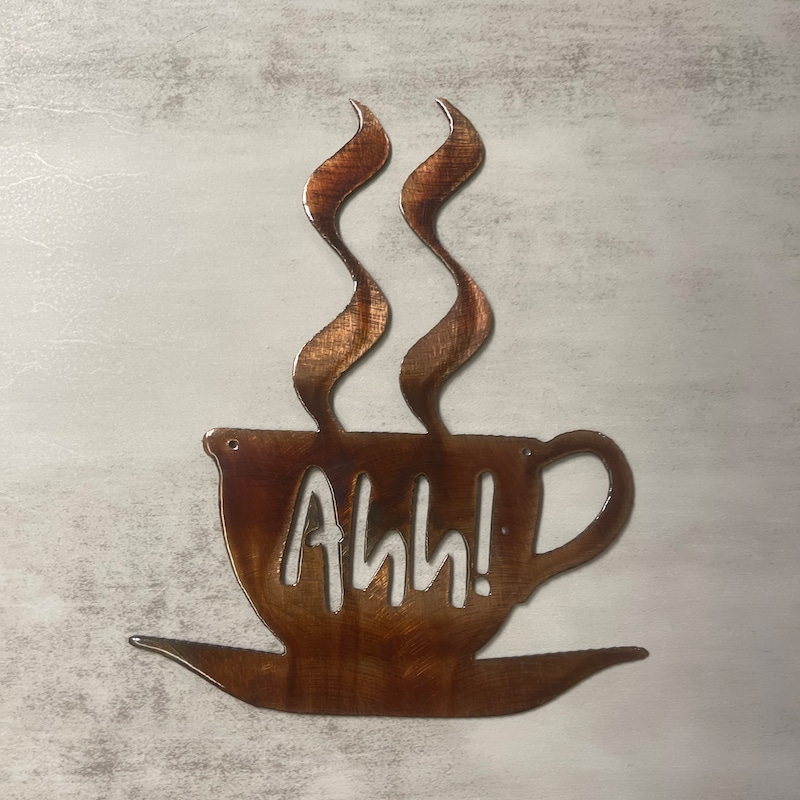 Metal Coffee Wall Art - Etsy