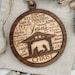 Nativity Scene Names of Christ Christmas Ornament | Layered Wood - Etsy