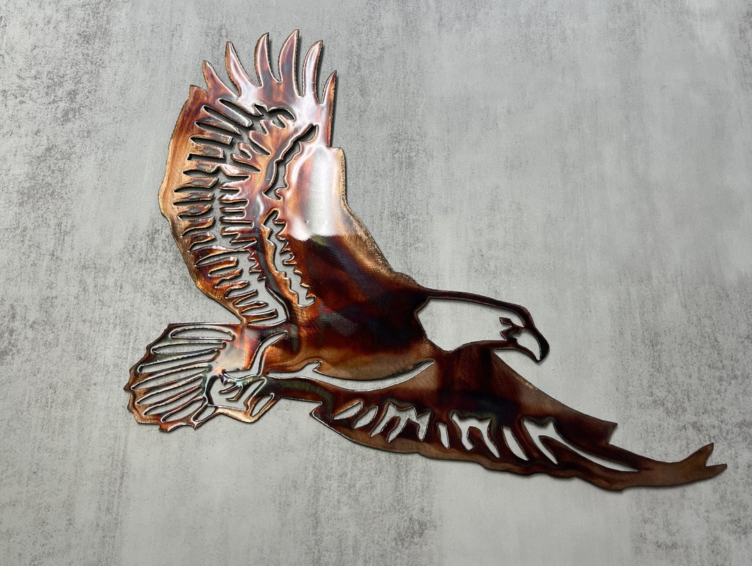 Soaring Eagle - Metal Wall Art - Etsy