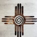 Swirl Zia Metal Wall Art - Etsy