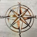 Nautical Compass Rose - Metal Wall Art - Copper/bronzed Plated ...