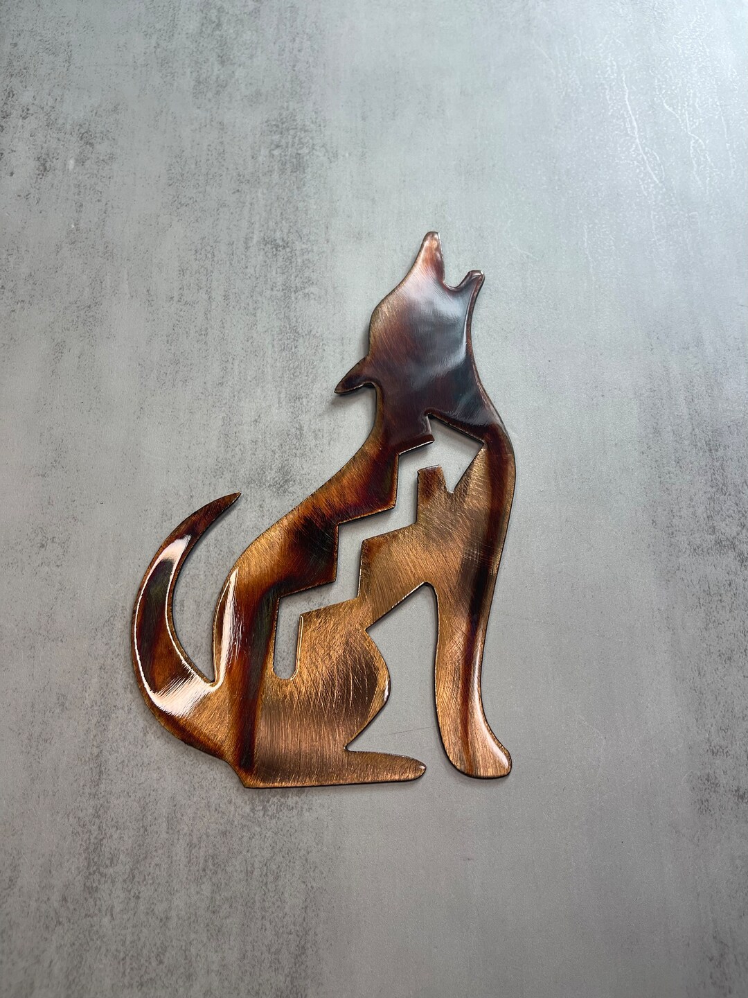 Arizona Howling Coyote Wall Art - Etsy