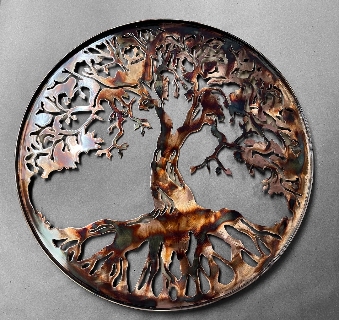 Tree of Life Metal Wall Art Available in 2 Sizes 24" and 34" - Etsy
