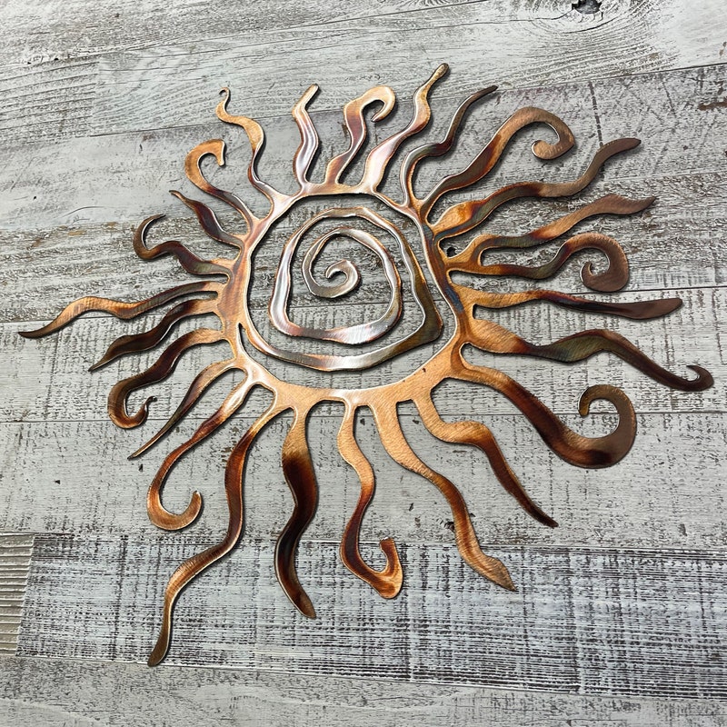 Metal Sun Wall Art - Etsy
