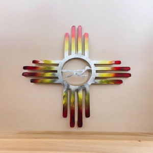Zia Roadrunner Metal Wall Art - Fire Tinged Southwest Decor - Etsy