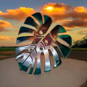 Monstera Metal Wall Art Accent 11" X 10" or 20" Tall X 18" Wide - Etsy