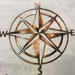 Nautical Compass Rose - Metal Wall Art - Copper/bronzed Plated ...