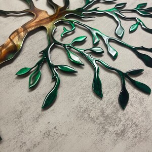 Olive Tree Metal Wall Art Seasons of Color (green Tinged) - Etsy