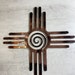 Swirl Zia Metal Wall Art - Etsy