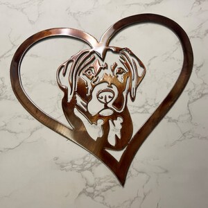 Labrador Metal Wall Art Décor - Handcrafted in the USA - Etsy