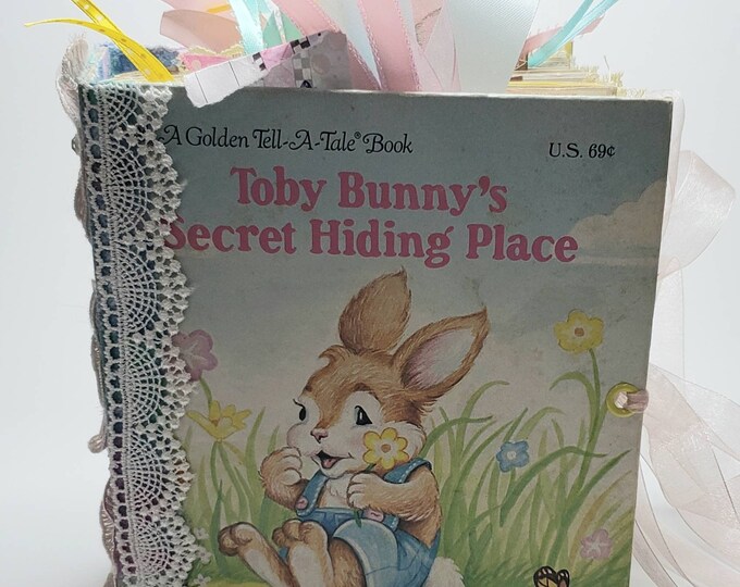 Toby Bunny Secret Hiding Place Little Golden Book Junk Journal - Etsy