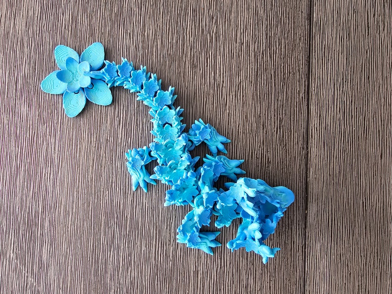 Enchanted Cherry Blossom Dragon Figurine, Handcrafted Cinderwing Baby ...