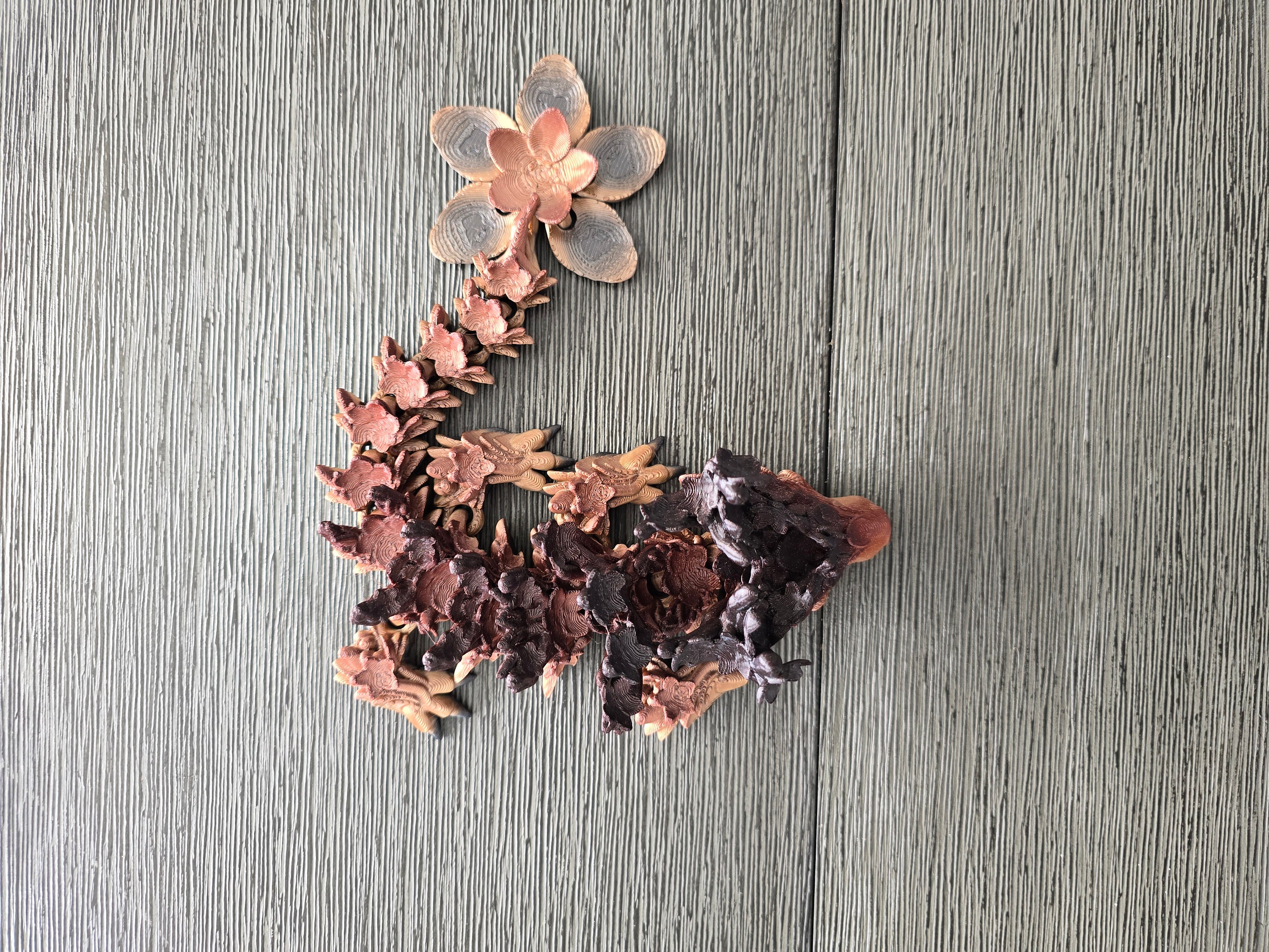 Enchanted Cherry Blossom Dragon Figurine, Handcrafted Cinderwing Baby ...