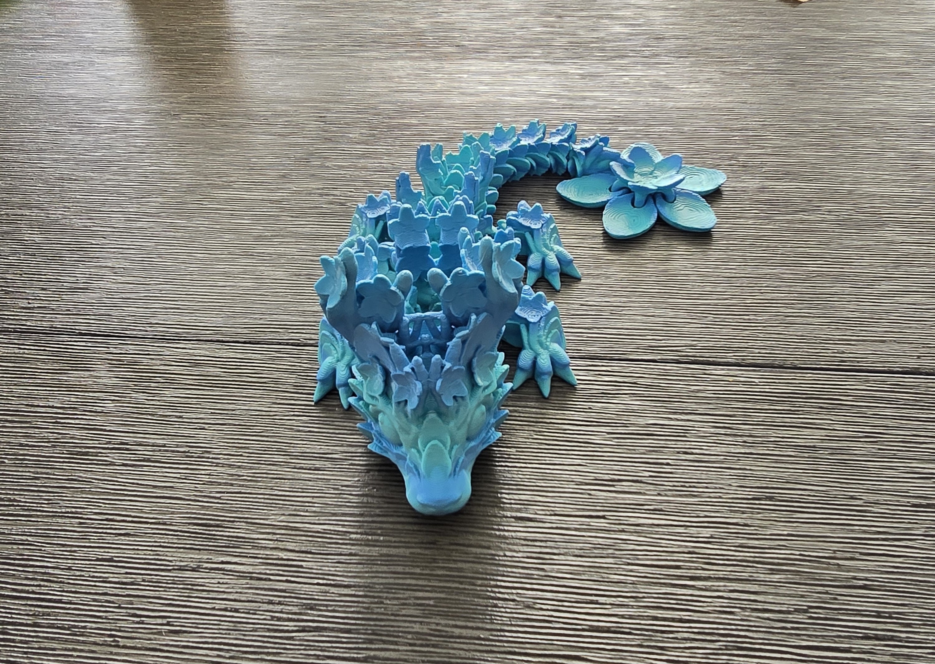 Enchanted Cherry Blossom Dragon Figurine, Handcrafted Cinderwing Baby ...