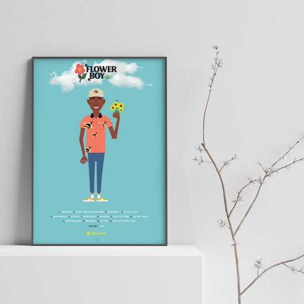 Blue Tyler the Creator Poster - Etsy