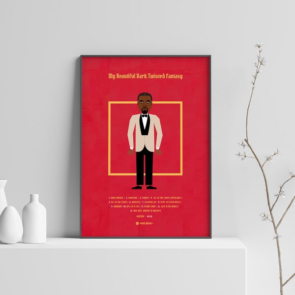 Kanye Mbdtf Poster - Etsy UK