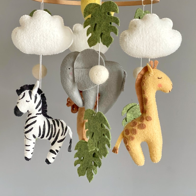 Safari Crib Mobile - Etsy