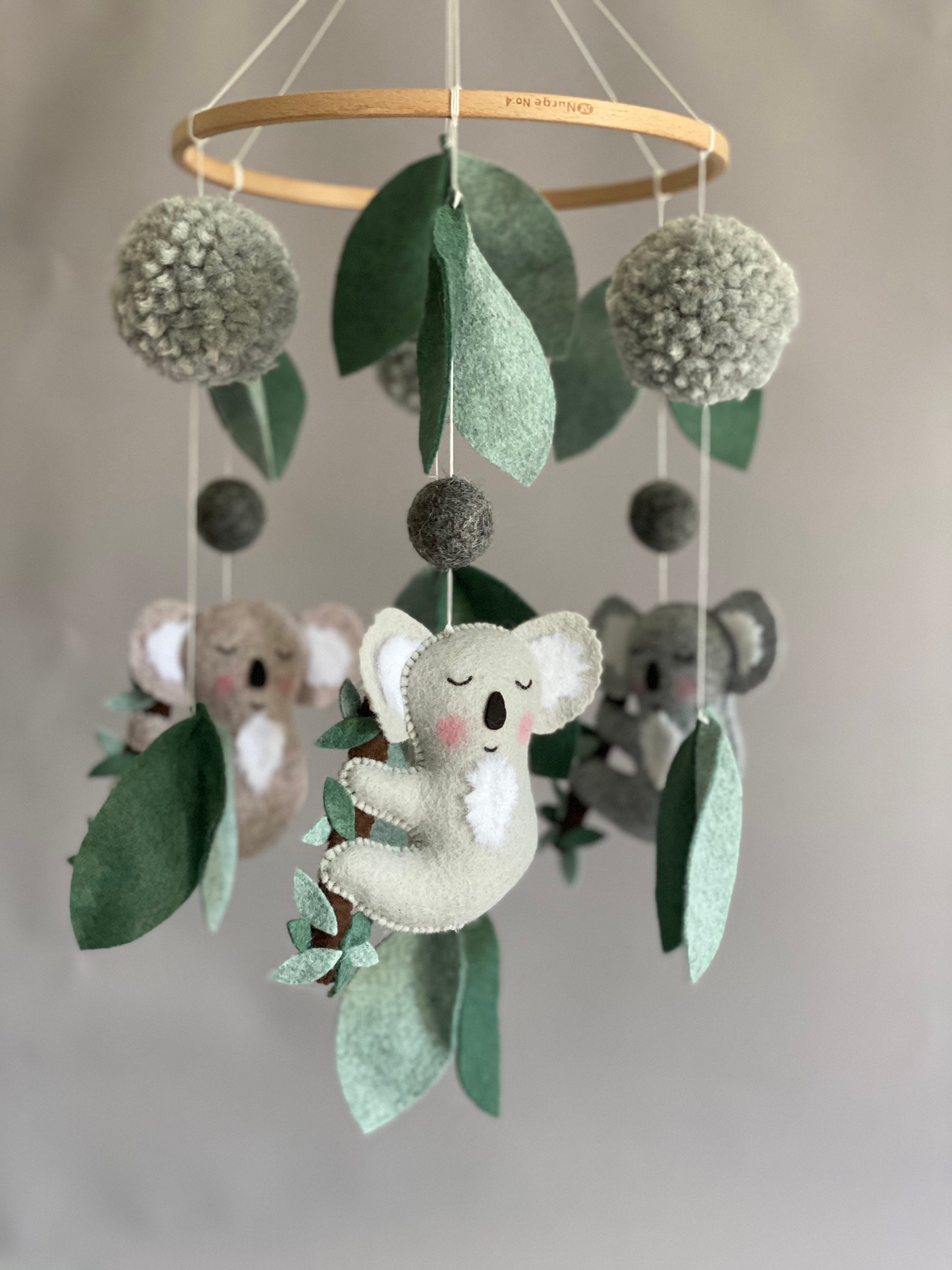 Baby mobile koala woodland mobile animals australian animals | Etsy
