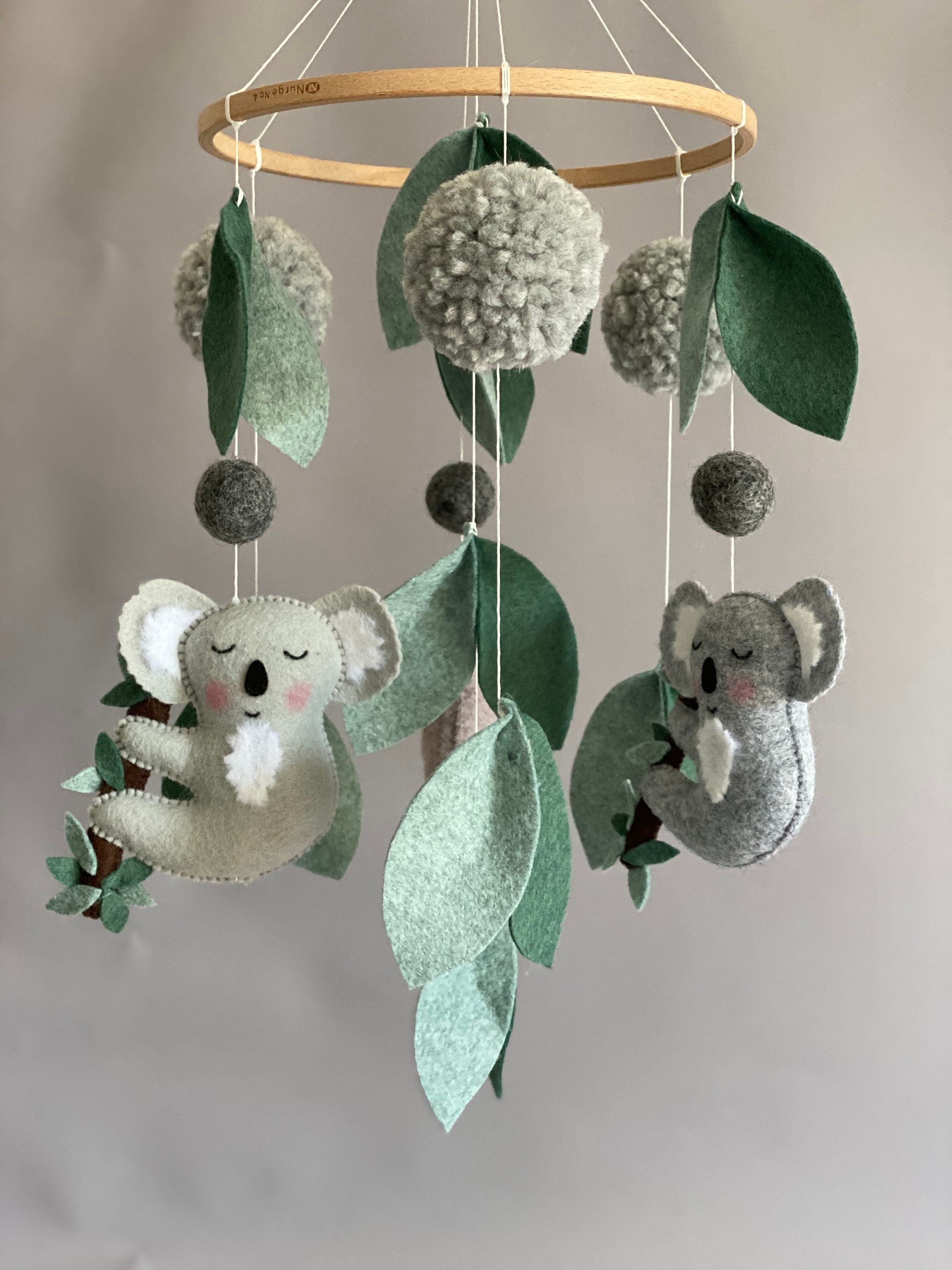 Baby mobile koala woodland mobile animals australian animals | Etsy