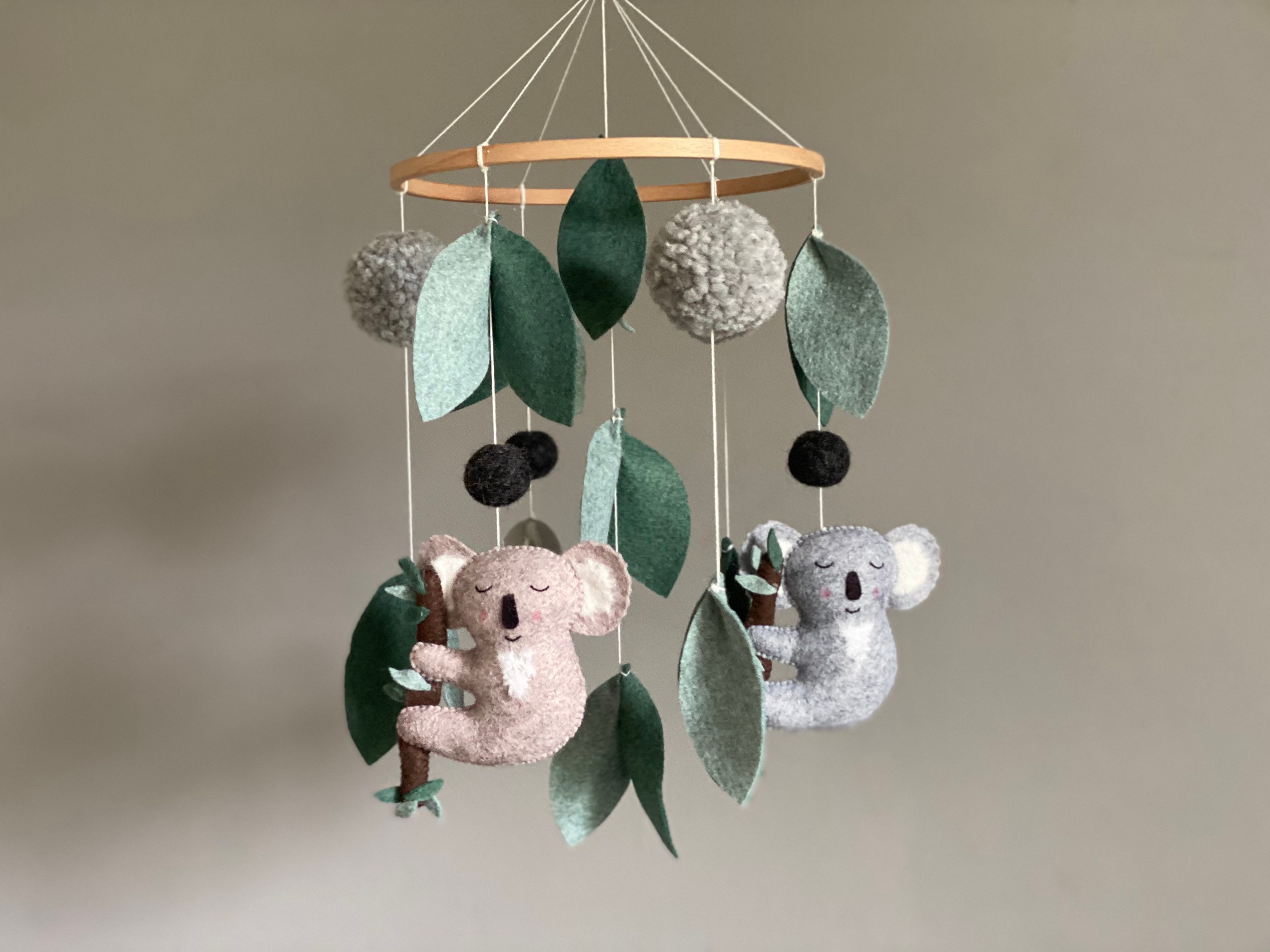 Baby mobile koala woodland mobile animals australian animals | Etsy