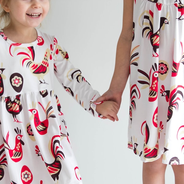 Rooster Dress - Etsy