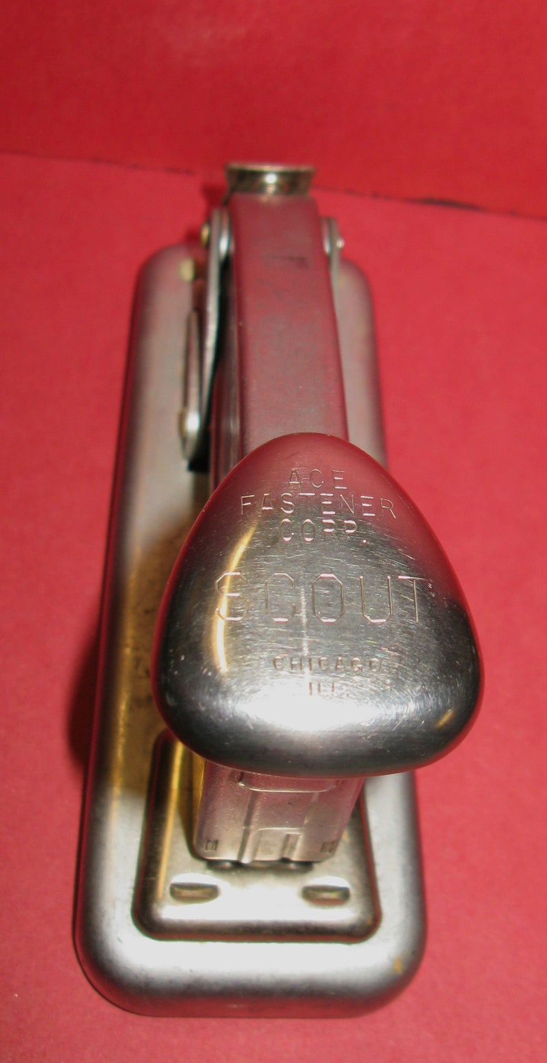 Mid Century Ace Scout Model 202 Desk Stapler in Original Box - Etsy