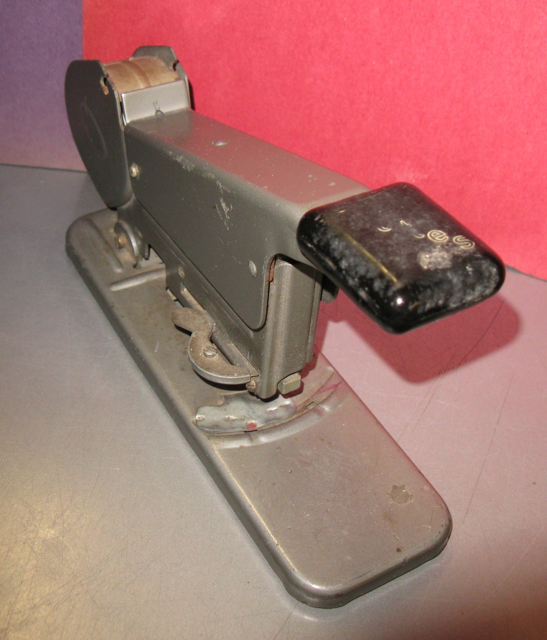1942 Vintage Bates Model B Wire Feed Archival / Office Stapler. Brass ...