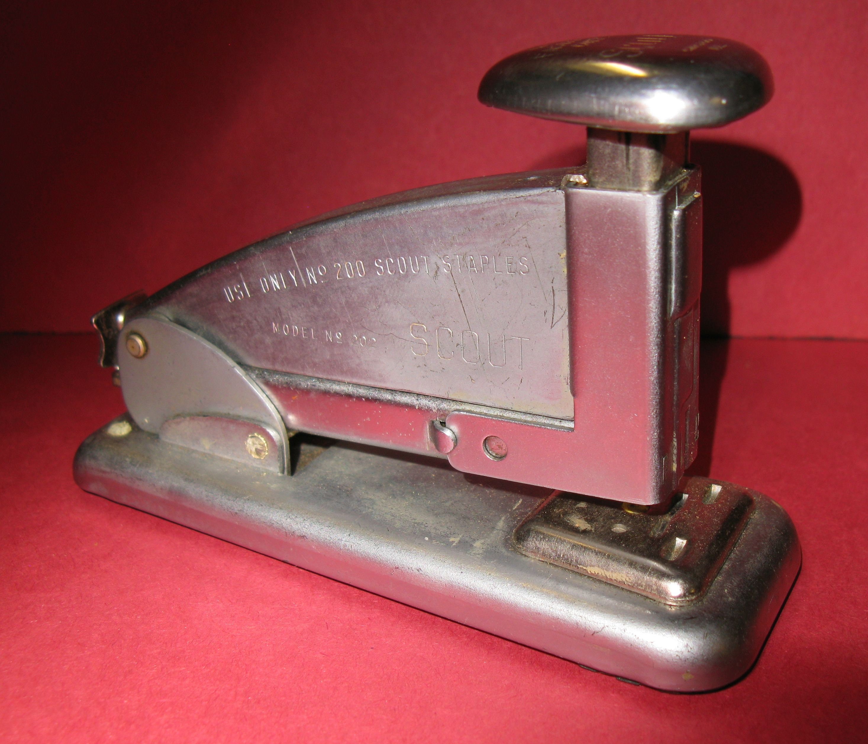 Mid Century Ace Scout Model 202 Desk Stapler in Original Box - Etsy