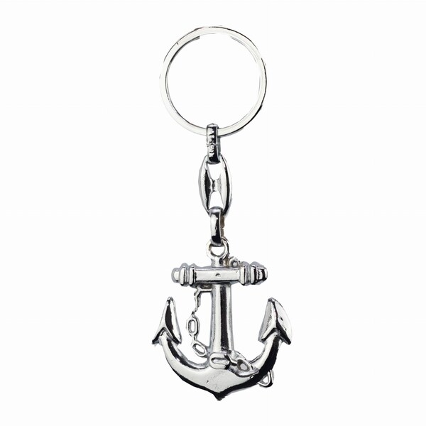 Anchor Keychain - Etsy