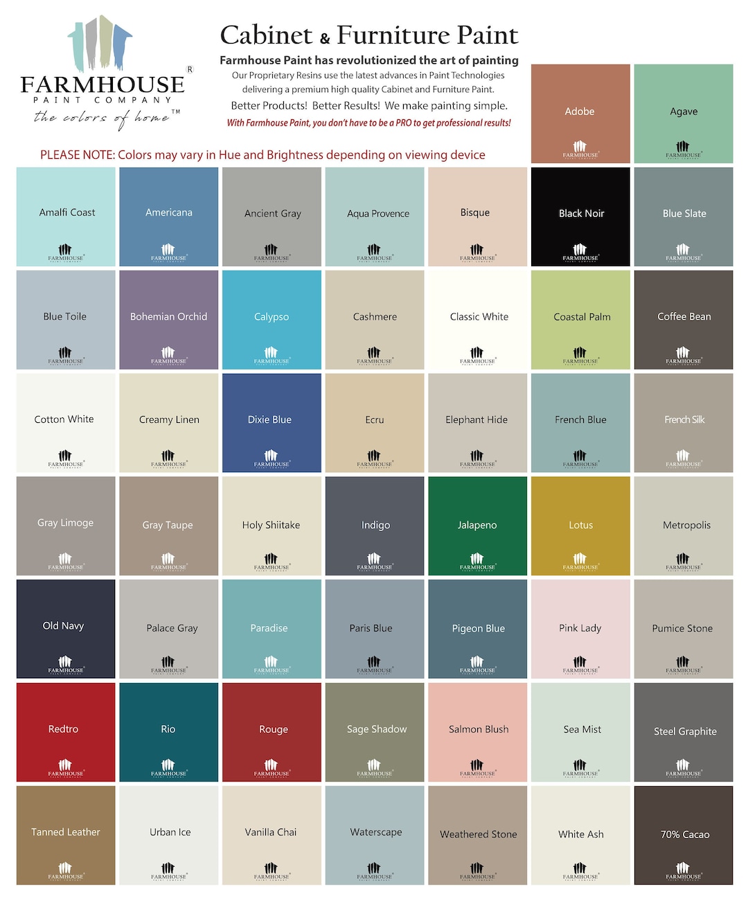 Farmhouse Paint - Single Step Furniture Paint - Etsy