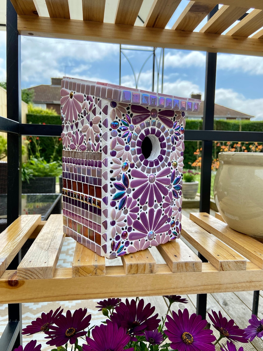 Mosaic Bird House - Dream House - Etsy