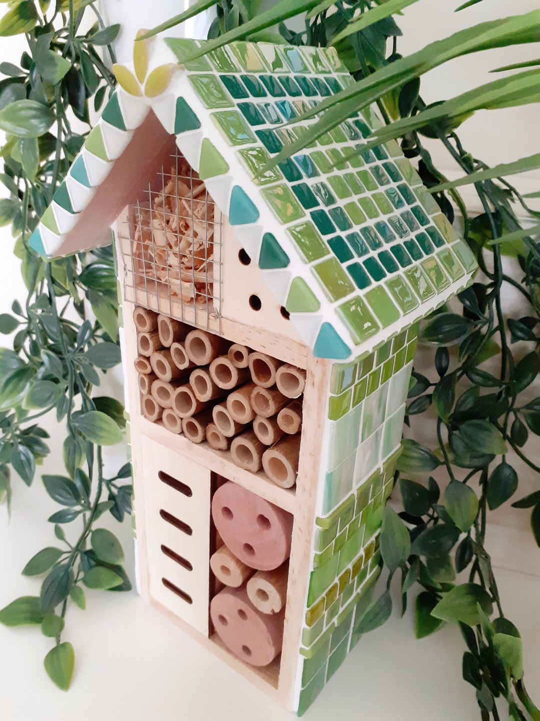 NEW Mosaic Bug Hotel Meadow - Etsy UK