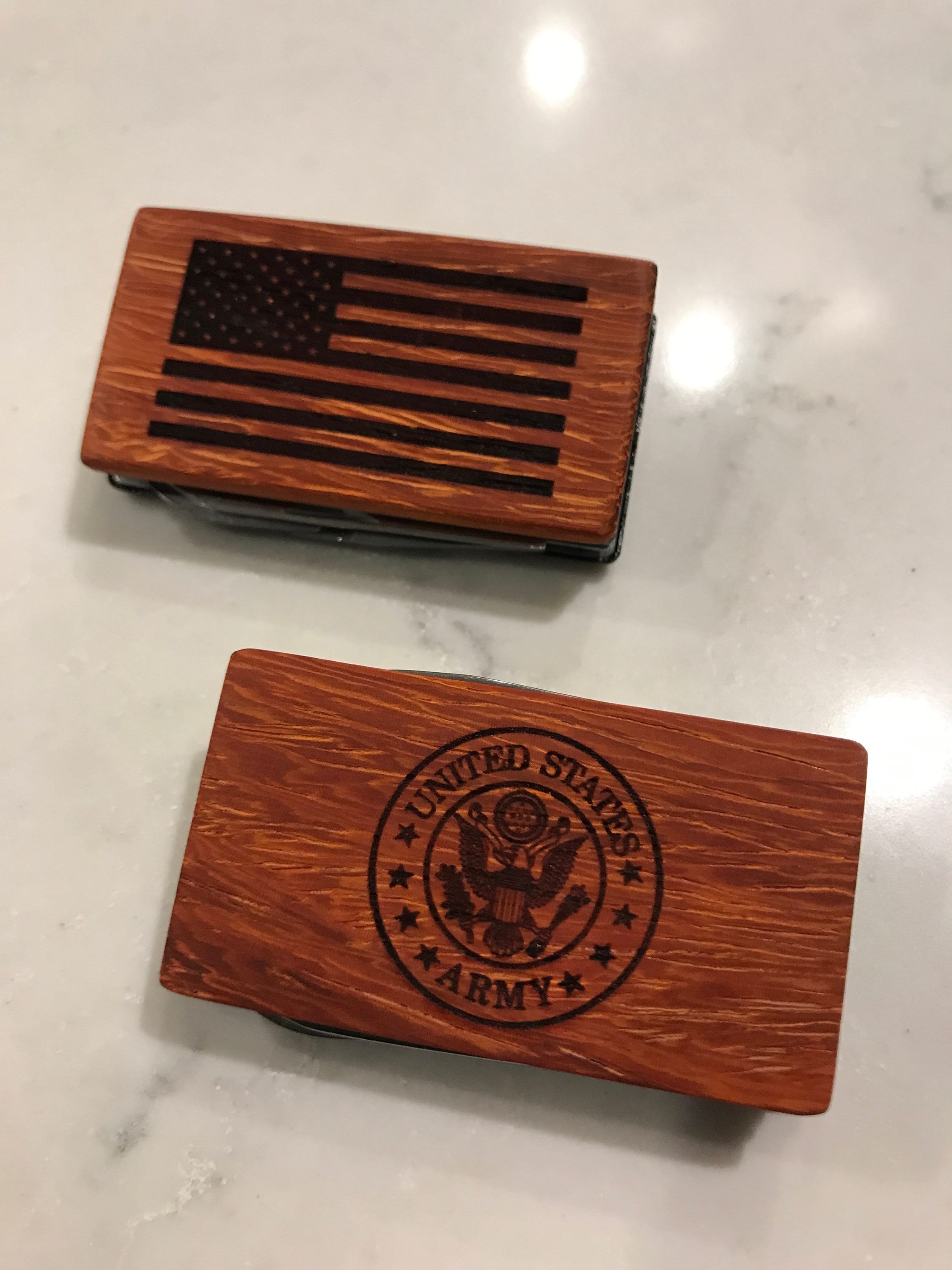 Money Clip Laser Engraved With Army Logo - Etsy