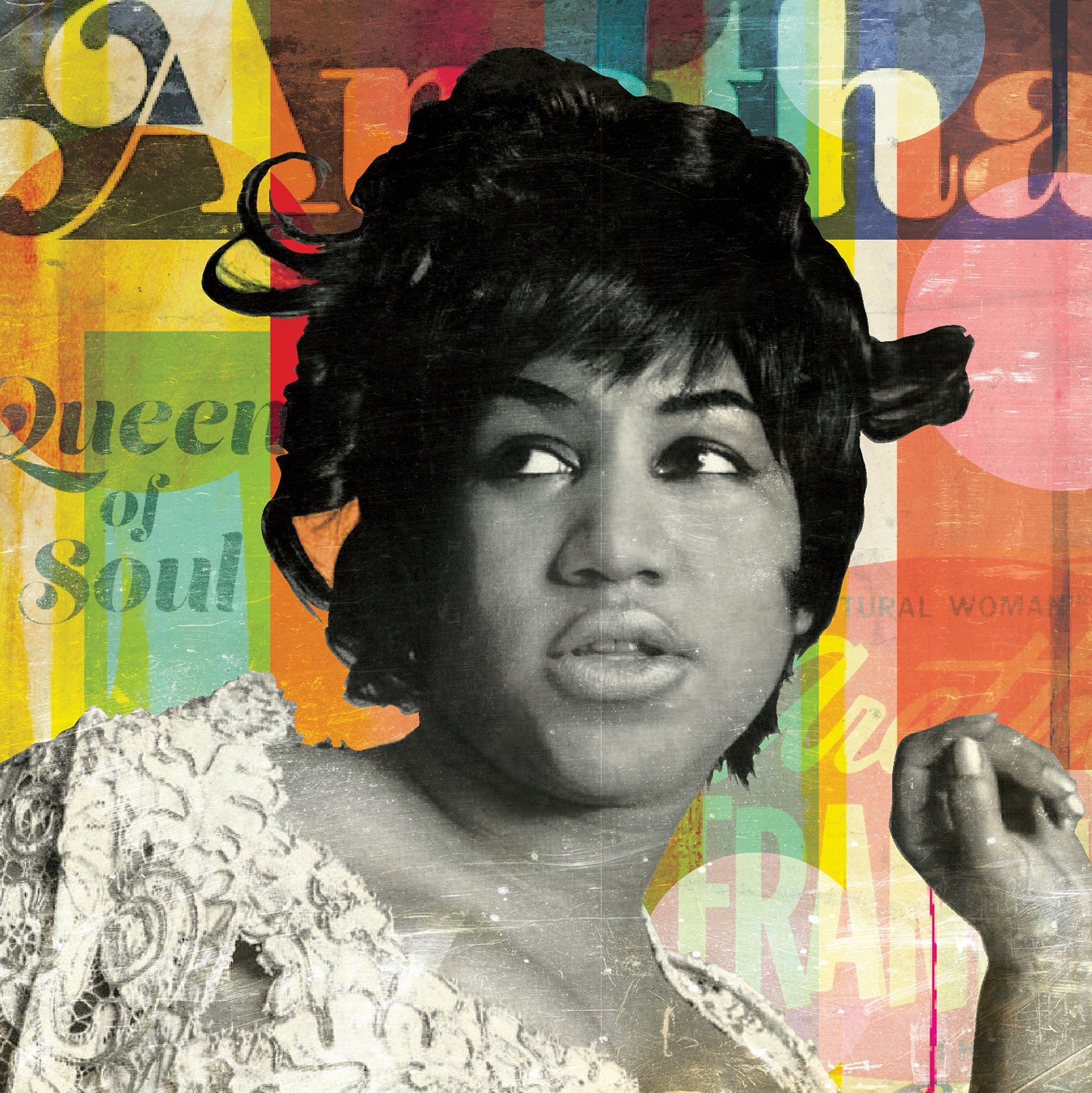 ARETHA FRANKLIN Inspired Music Poster • Fine Art Print • Home Decor ...