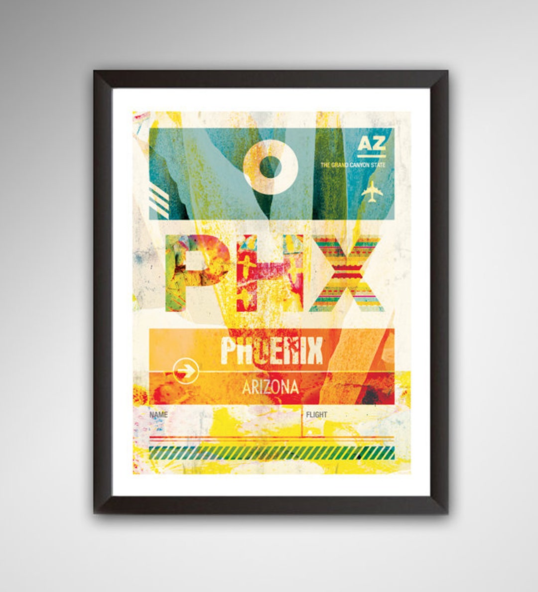PHOENIX, ARIZONA Travel Poster • Fine Art Print • Home Decor ...