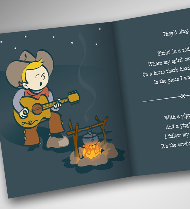 The CAVE CREEK KID | Children's Book | Storybook | Cowboy Story - Etsy