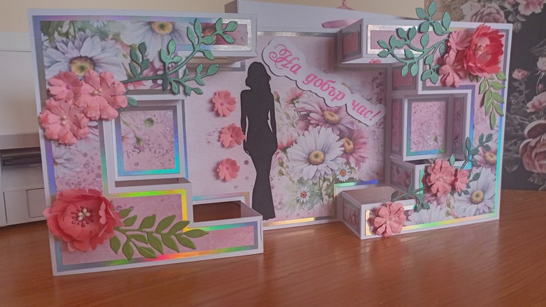 Fun Fold Stagger Stepper Card - Etsy