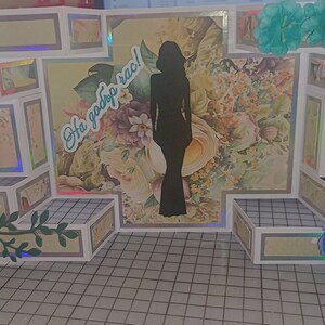 Fun Fold Stagger Stepper Card - Etsy