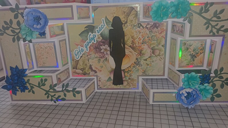 Fun Fold Stagger Stepper Card - Etsy