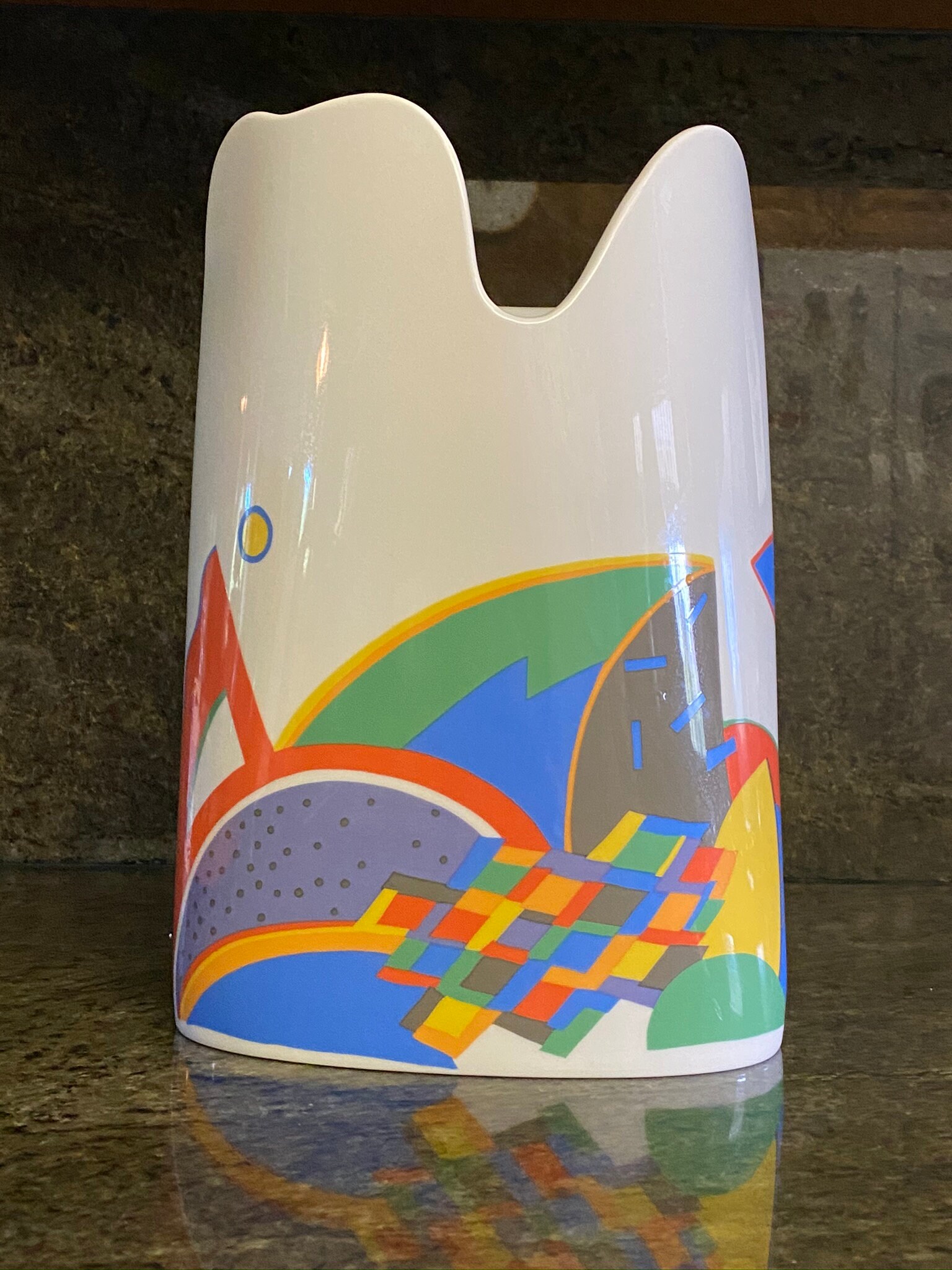 Vintage 1980s Thomas Atelier Collection Porcelain Vase - Etsy