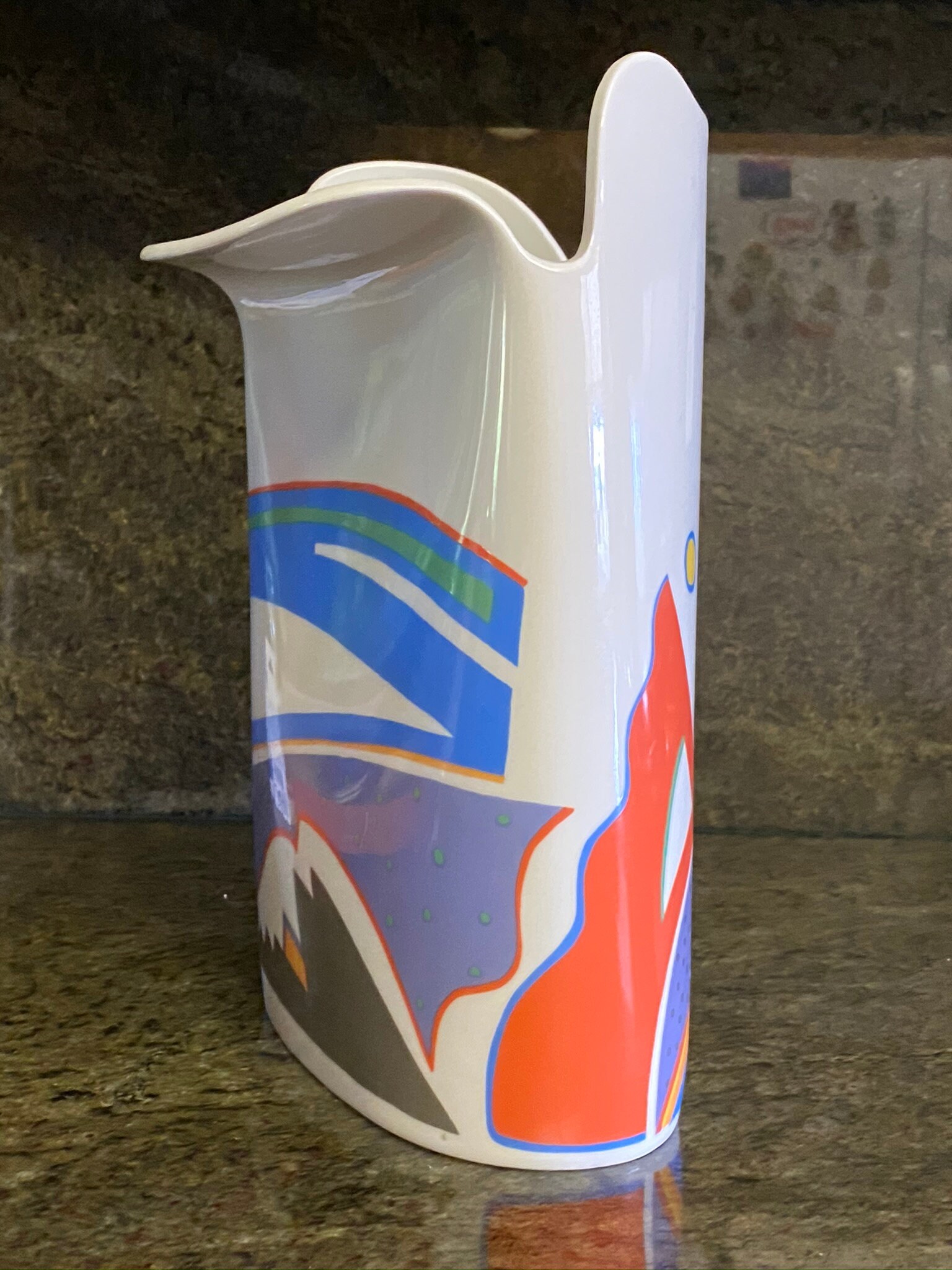 Vintage 1980s Thomas Atelier Collection Porcelain Vase - Etsy