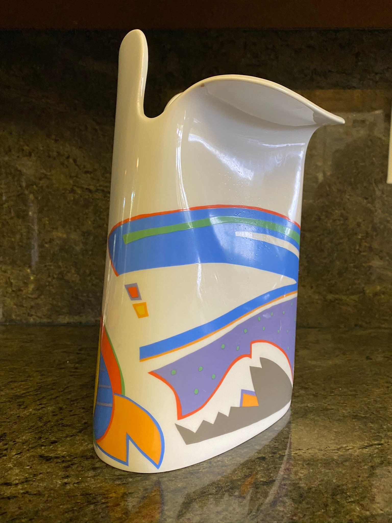 Vintage 1980s Thomas Atelier Collection Porcelain Vase - Etsy