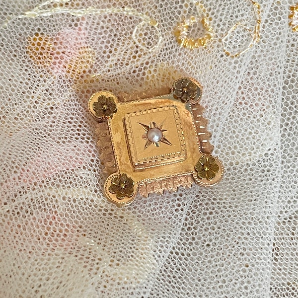 Square Brooch - Etsy